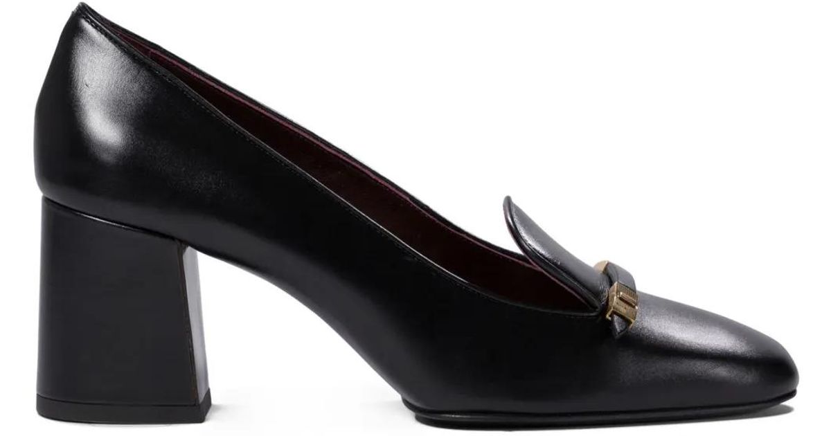 KHAITE Logo-Engraved Pumps in Black | Lyst