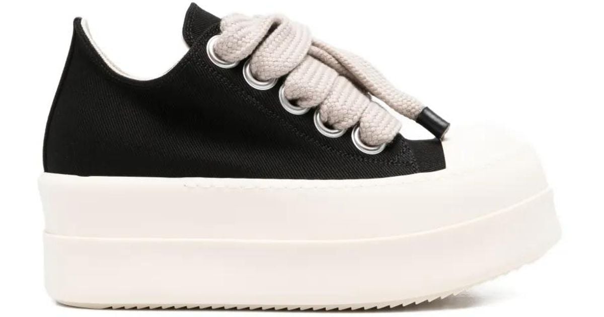 Rick Owens Mega Bumper Low-Top Sneaker With Jumbo Laces And Double ...