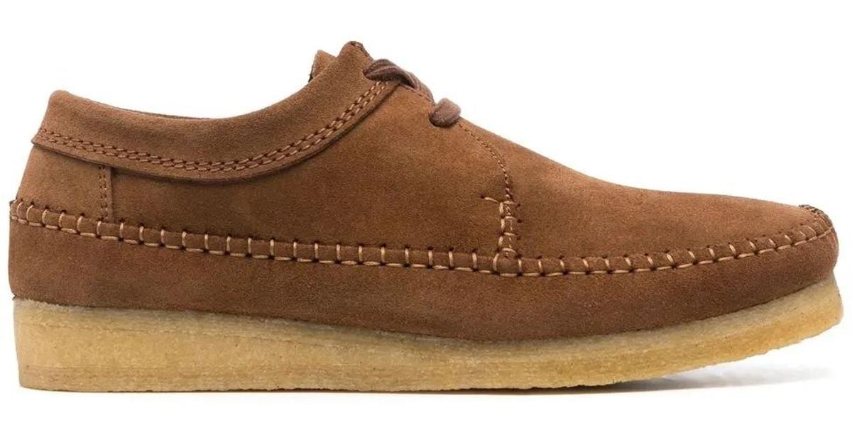 Clarks Iconic Suede Weaver Shoes in Brown for Men | Lyst