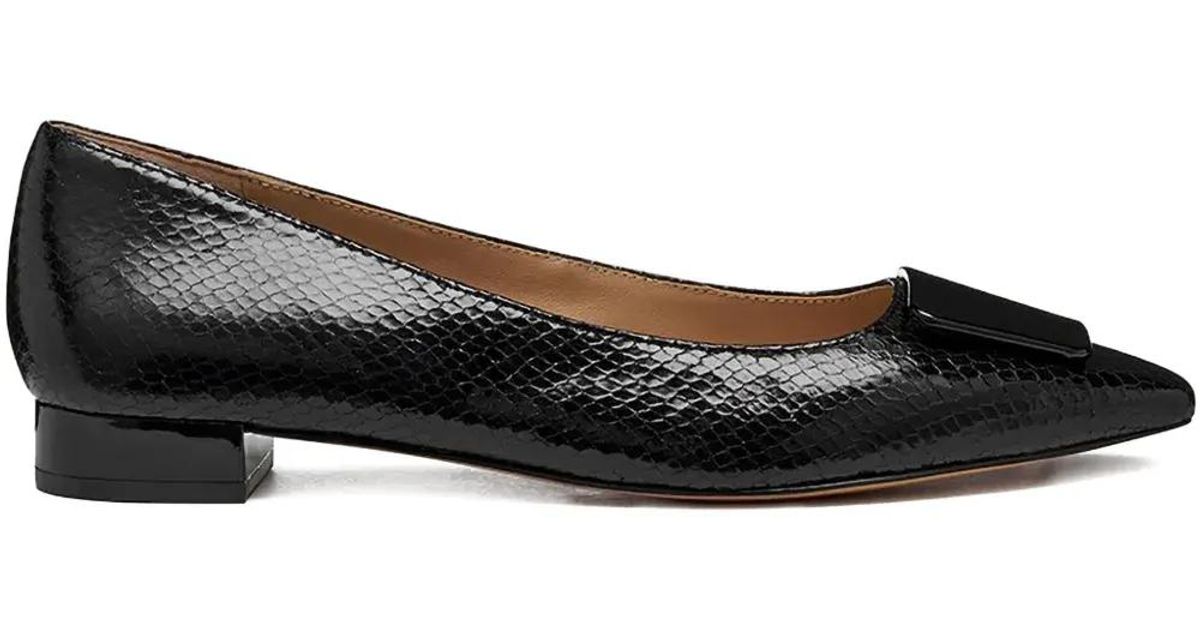 Geox Giselda Pointed-Toe Ballet Flats in Black | Lyst UK