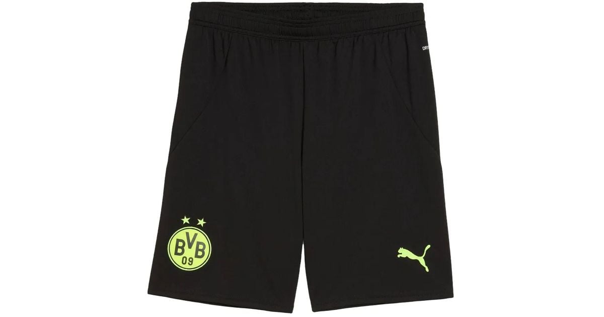 PUMA Borussia Dortmund 24/25 Track Shorts in Black for Men | Lyst UK