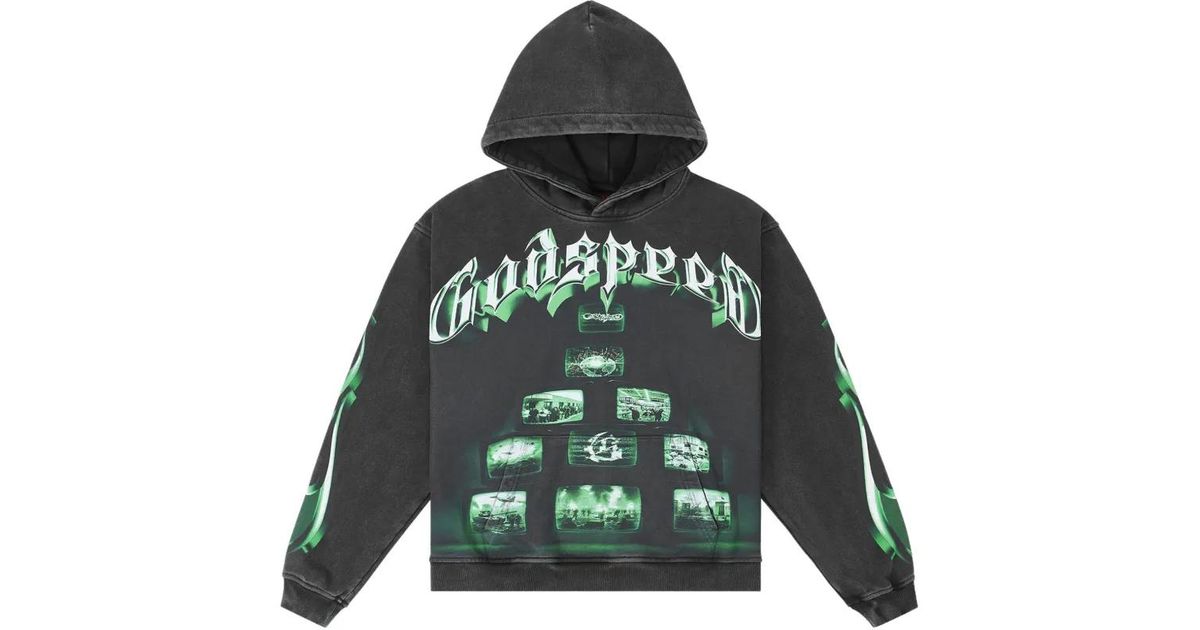 Godspeed Overstimulation Hoodie in Green for Men | Lyst UK