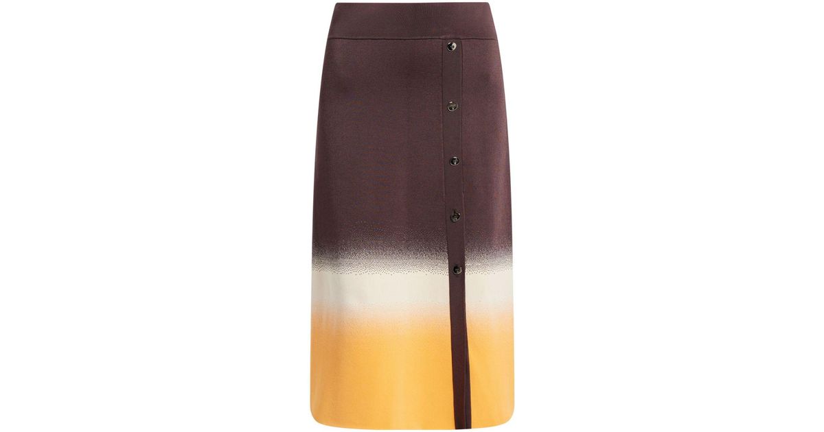Ph5 Ombré-Effect Midi Skirt in Purple | Lyst