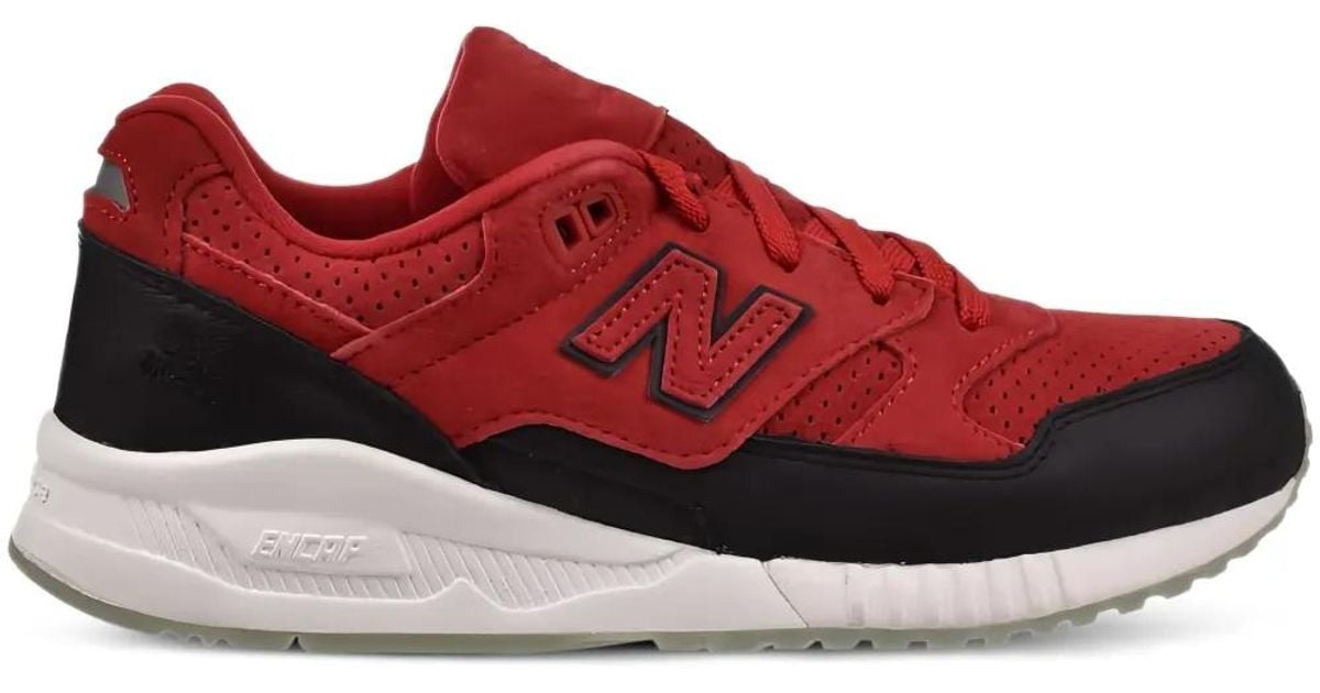 New Balance 530 Suede Sneakers in Red for Men | Lyst