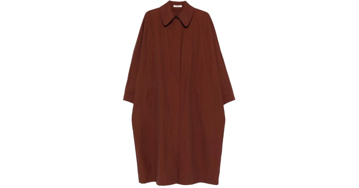 Cordera Collar Coat in Red | Lyst UK