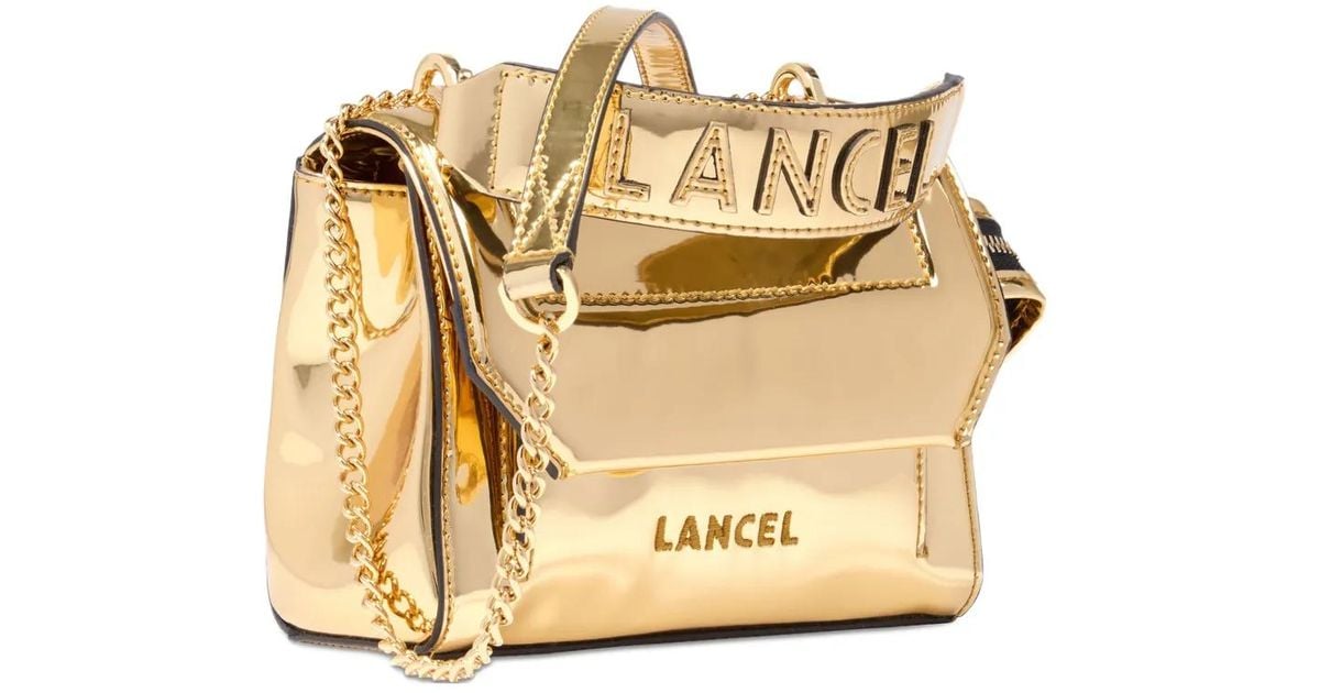 Lancel Ninon Metallic Crossbody Bag | Lyst