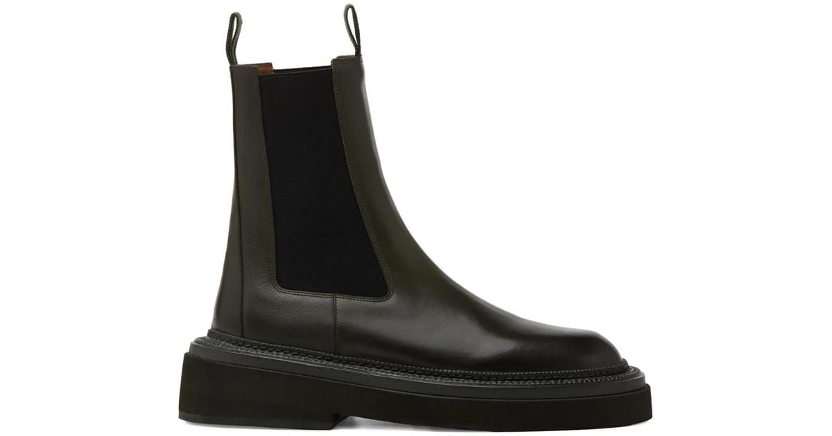 Marsèll Pull-On Platform Boots in Black | Lyst