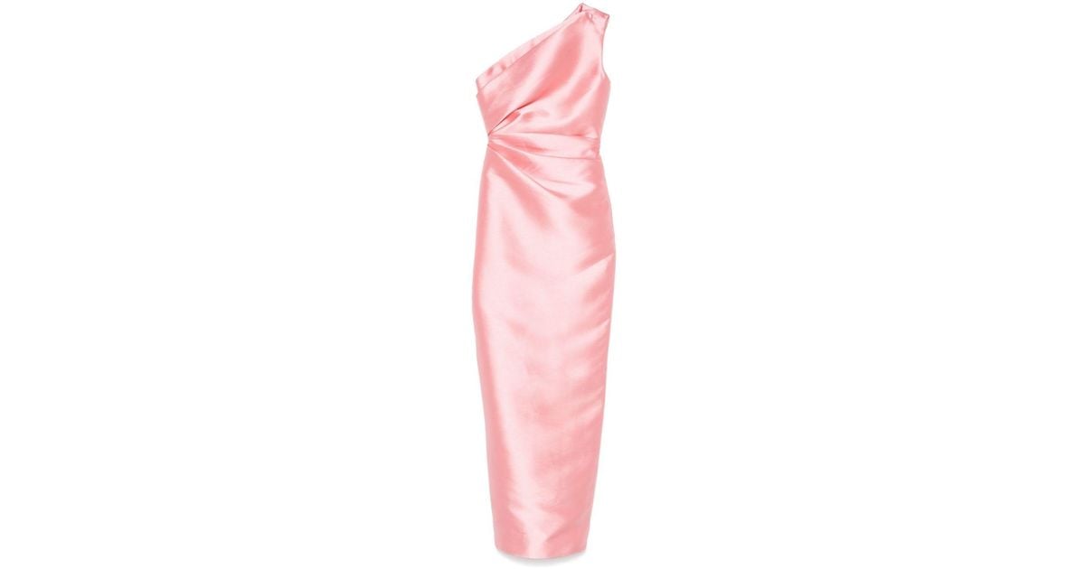 Solace London Kira Maxi Dress in Pink | Lyst