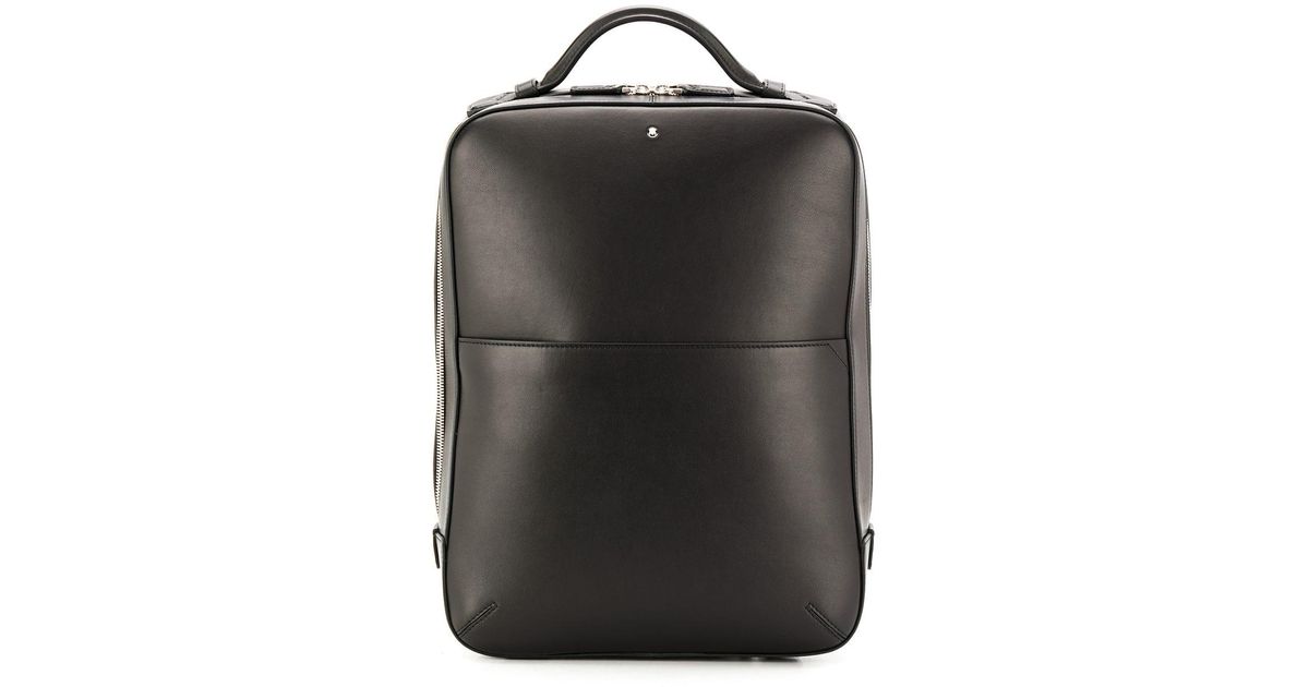 Montblanc Meisterstück Urban Slim Backpack in Black for Men | Lyst