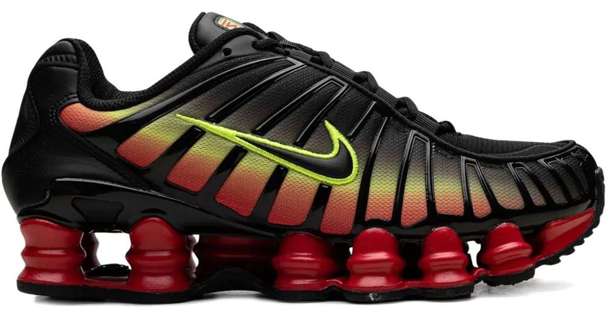 Nike Shox Tl "Volt Fire" Sneakers in Red | Lyst