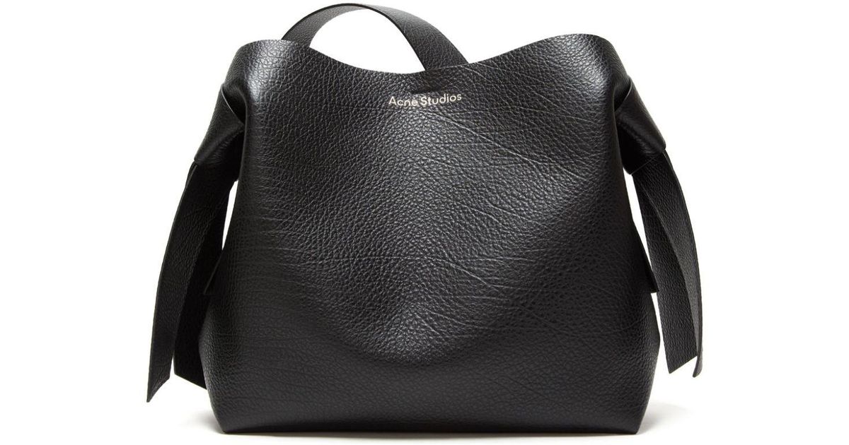 Acne Studios Midi Musubi Shoulder Bag in Black | Lyst