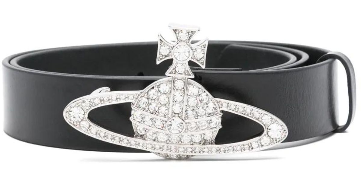 Vivienne Westwood Medium Bas Relief Belt in White | Lyst UK
