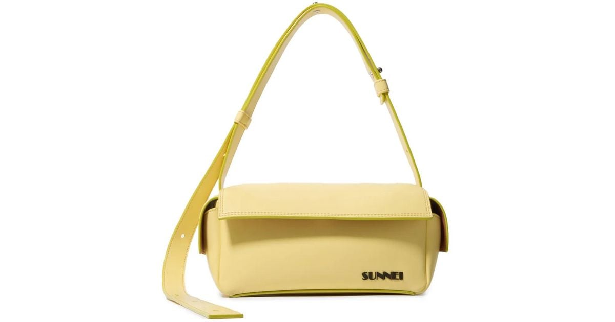 Sunnei Labauletto Structured Handbag in Metallic | Lyst
