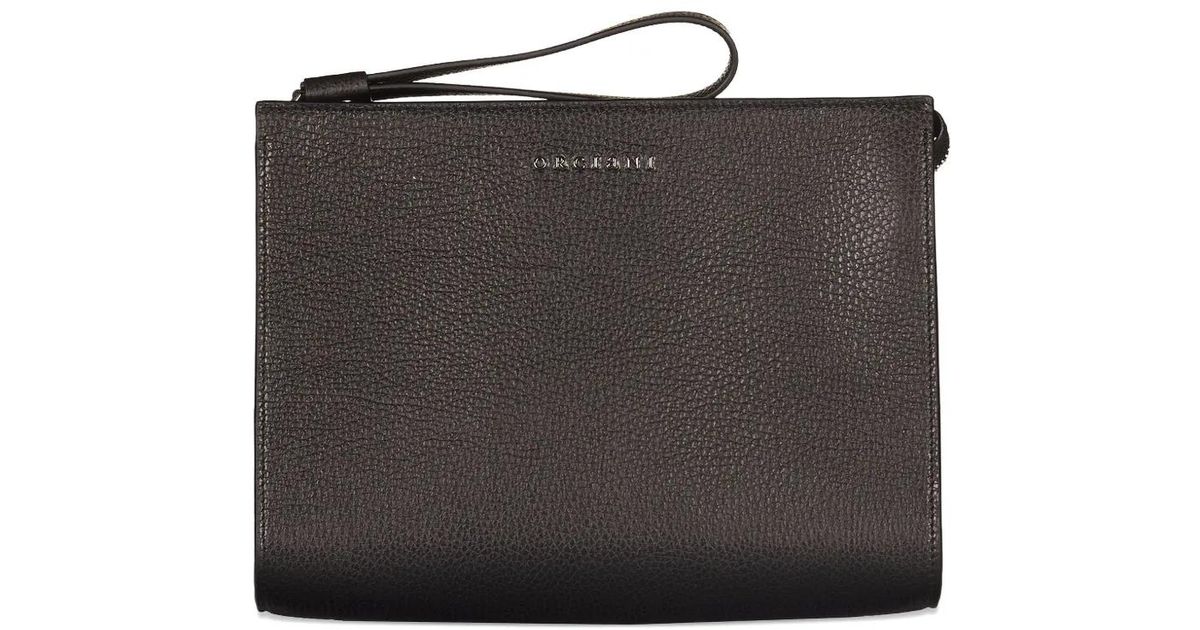 Orciani Pochette Texturée in Black for Men | Lyst UK