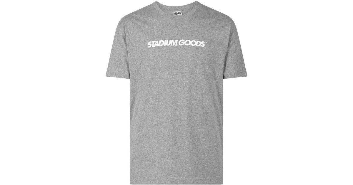 Stadium Goods Horizontal Logo T-Shirt in Grey | Lyst UK
