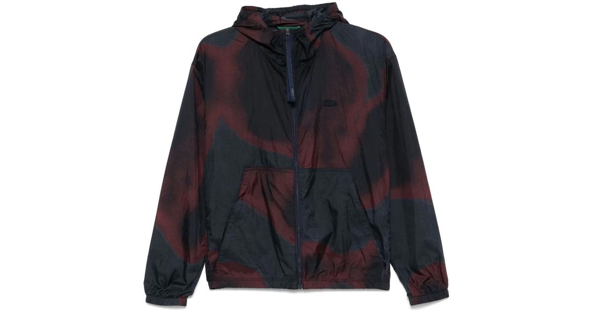 Lacoste Gradient Jacket in Blue for Men | Lyst