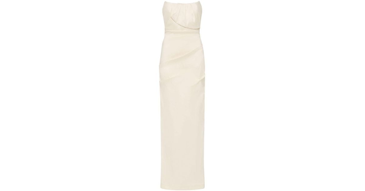 Rachel Gilbert Sienna Maxi Dress in White | Lyst