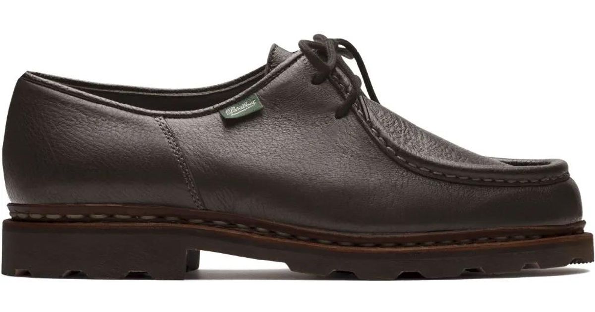 Paraboot Michael Derby Shoes in Brown | Lyst UK