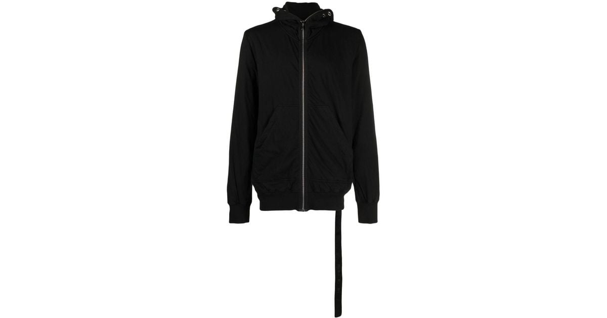 Rick Owens Gimp Balaclava-hood Zip-up Jacket in Black for Men | Lyst