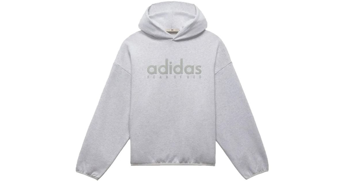 adidas Stadium Athletics "Heather" Hoodie in White for Men | Lyst UK