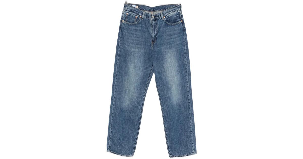 Levi's Logo-Patch Jeans in Blue for Men | Lyst UK