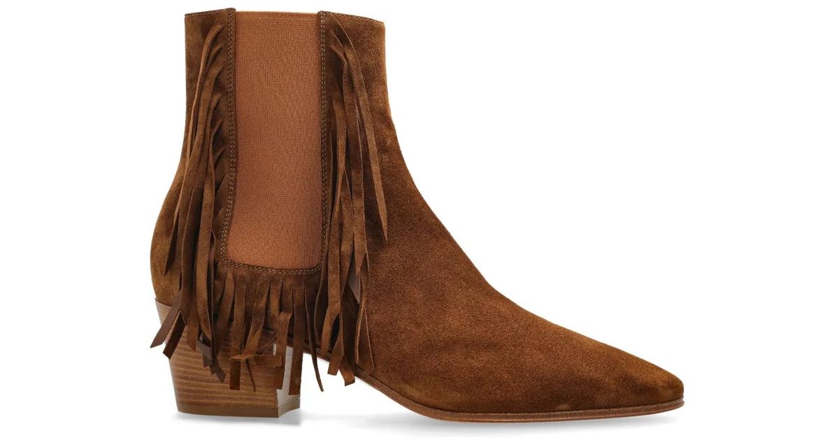 Casadei 50Mm Beat Boots in Brown | Lyst