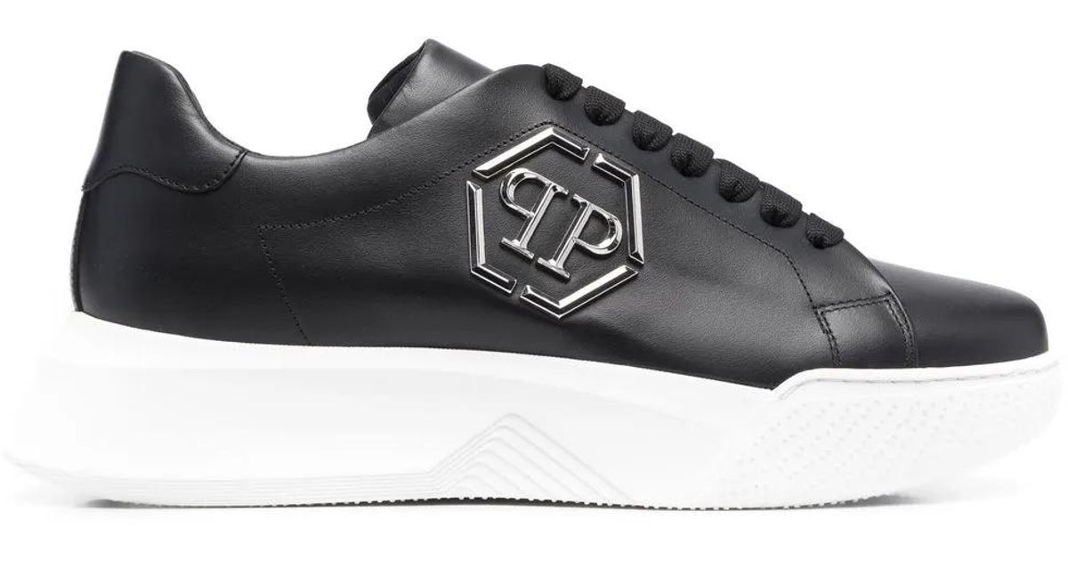 Philipp Plein Godzilla Hexagon Runner Sneakers in Black | Lyst UK