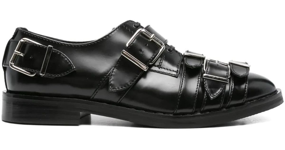Simone Rocha Multi-Buckle Brogues in Black for Men | Lyst