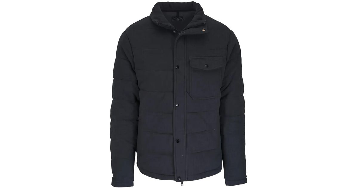 Faherty Padded Jacket in Blue for Men | Lyst