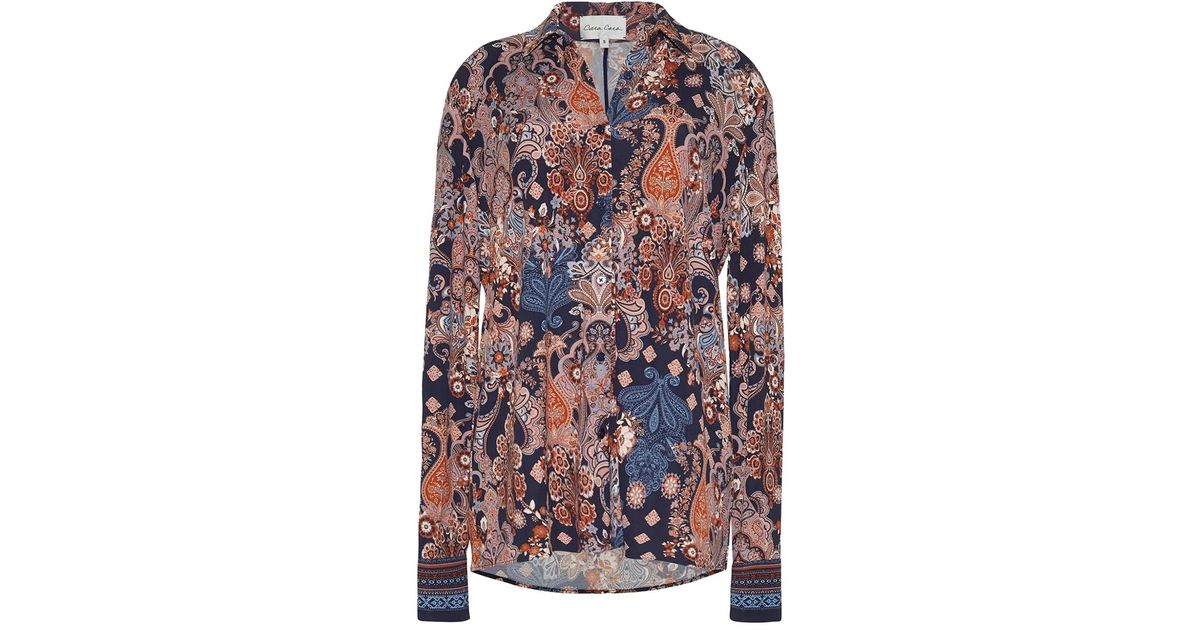 Cara Cara Paisley-Print Shirt in Red | Lyst UK