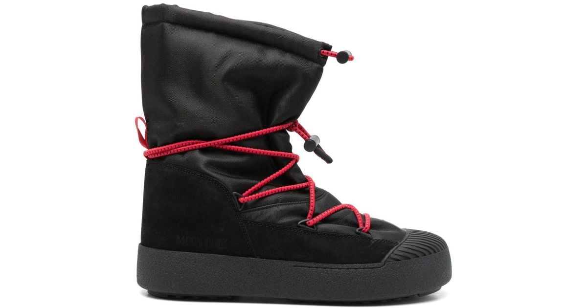 Moon Boot Mtrack Polar Cordy Boots in Black for Men | Lyst