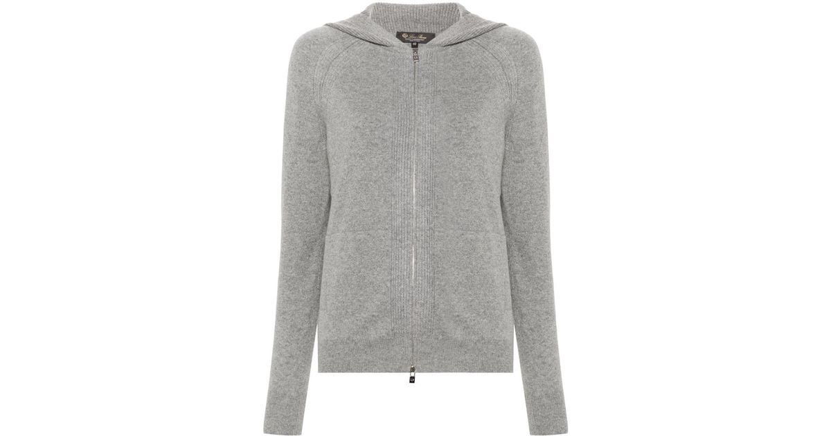 Loro Piana Merano Cardigan in Gray | Lyst