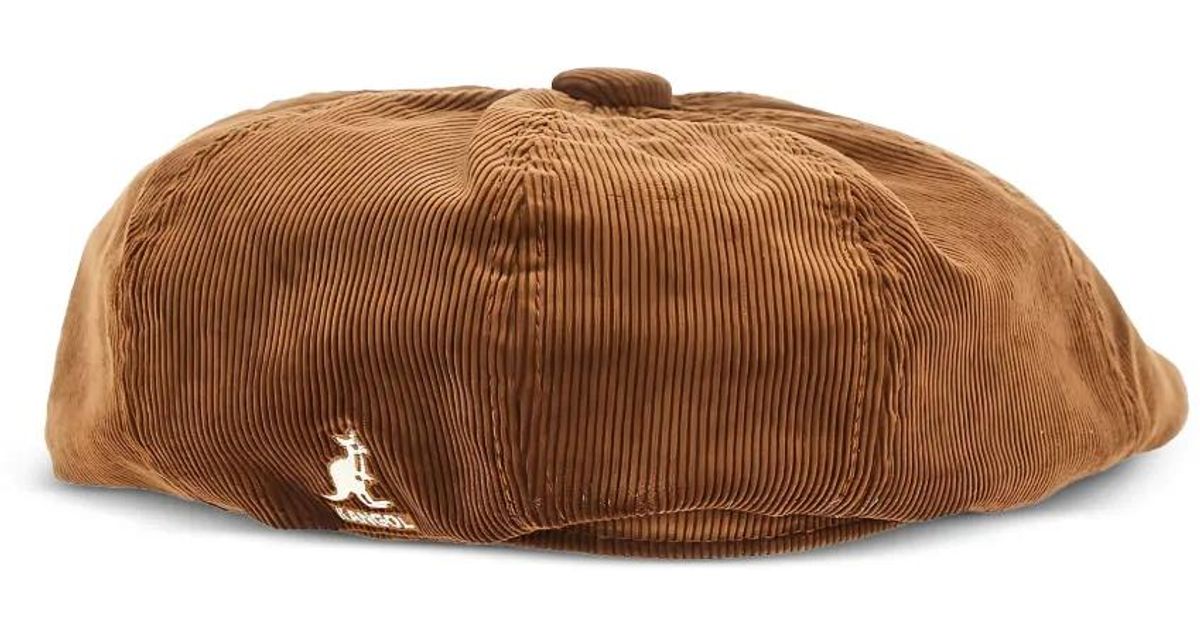 Kangol Corduroy Hawker Cap in Brown for Men | Lyst UK