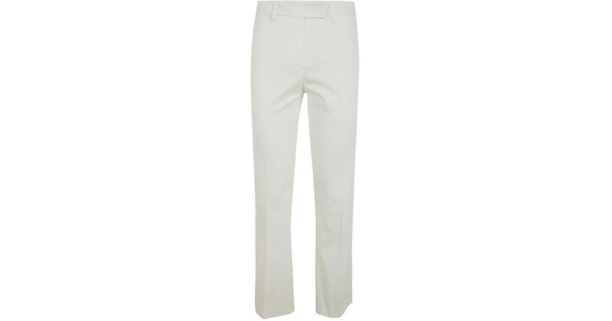 DR. HOPE Pressed-Crease Trousers in Gray | Lyst