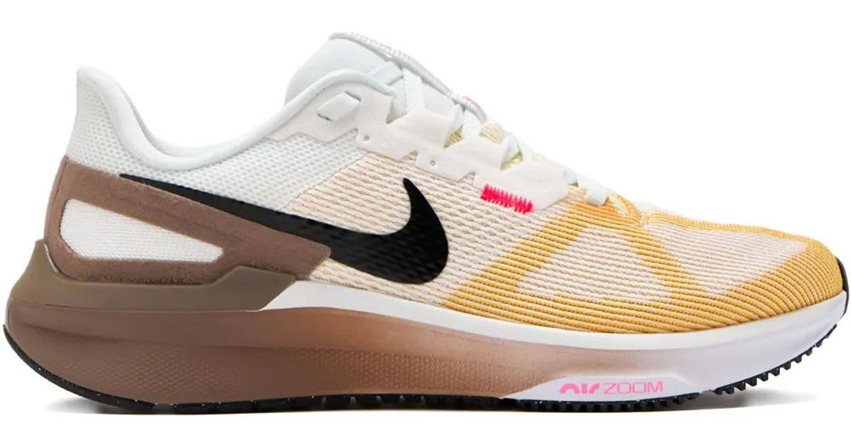 Nike Structure 25 Mesh-Panel Running Sneakers in White | Lyst