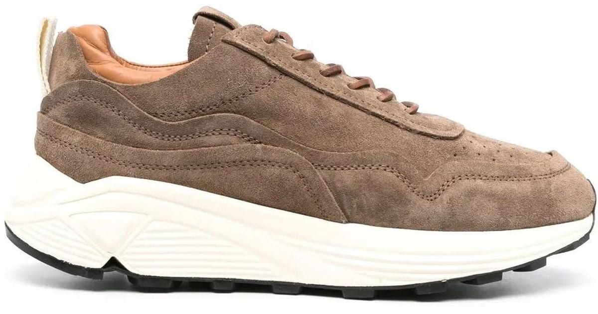 Buttero Lo-Top Suede Sneakers in Brown for Men | Lyst