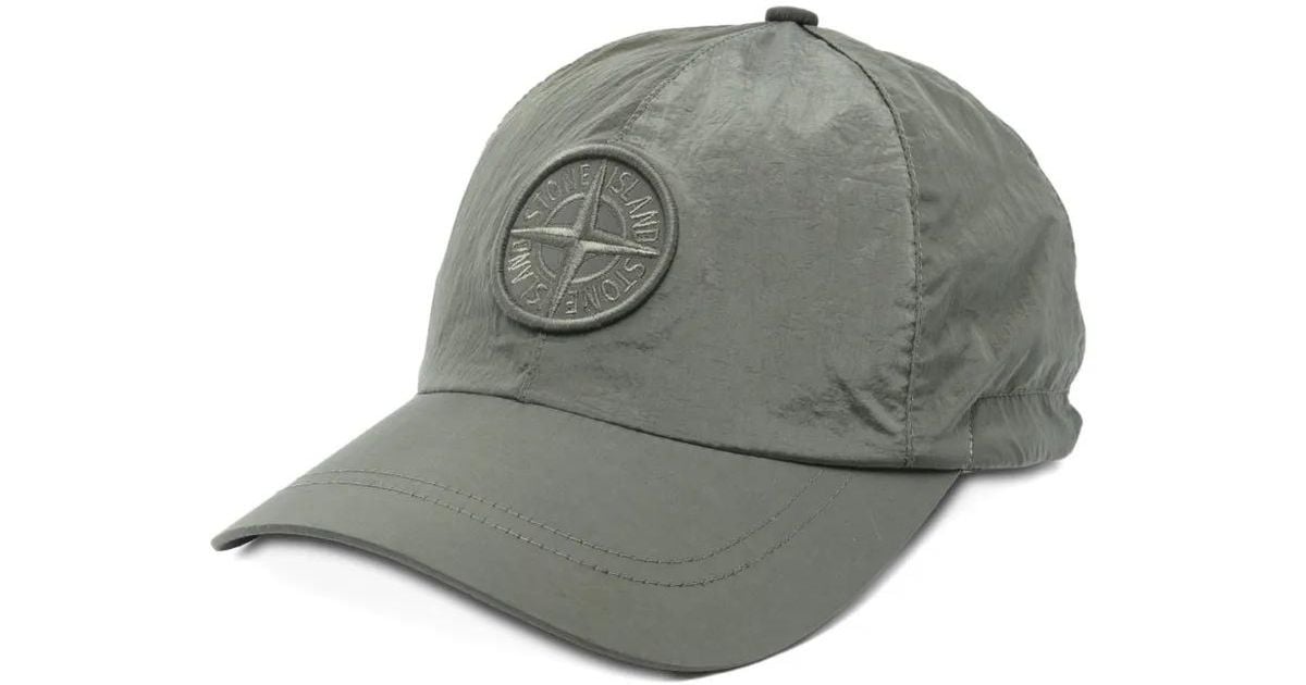Stone Island Baseball Cap Accessories in Grey for Men | Lyst UK