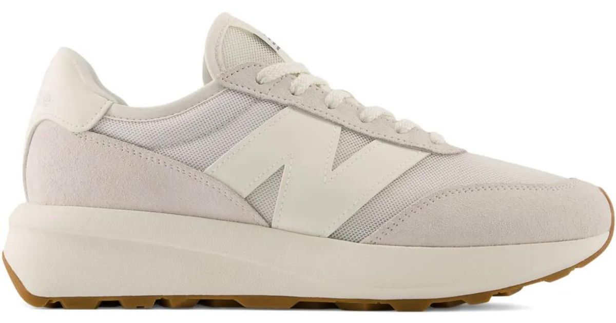 New Balance 370 Sneakers in White | Lyst UK