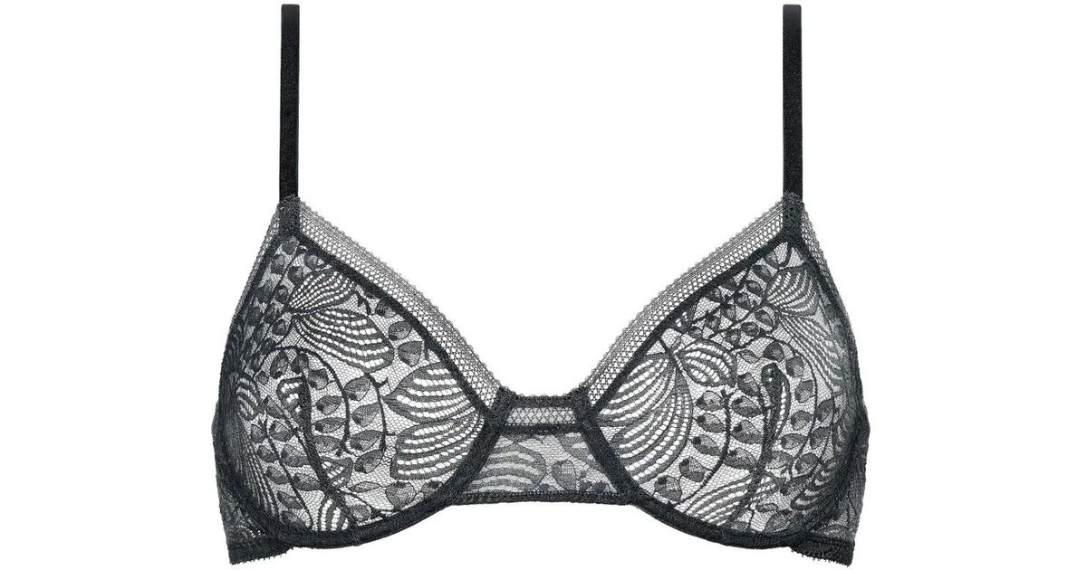 Eres Cerise Full-Cup Bra in Grey | Lyst UK