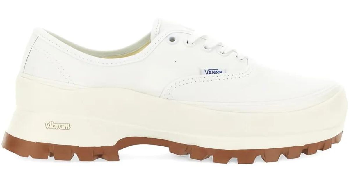 Vans Authentic Vibram Dx Lug-Sole Sneakers in White | Lyst UK