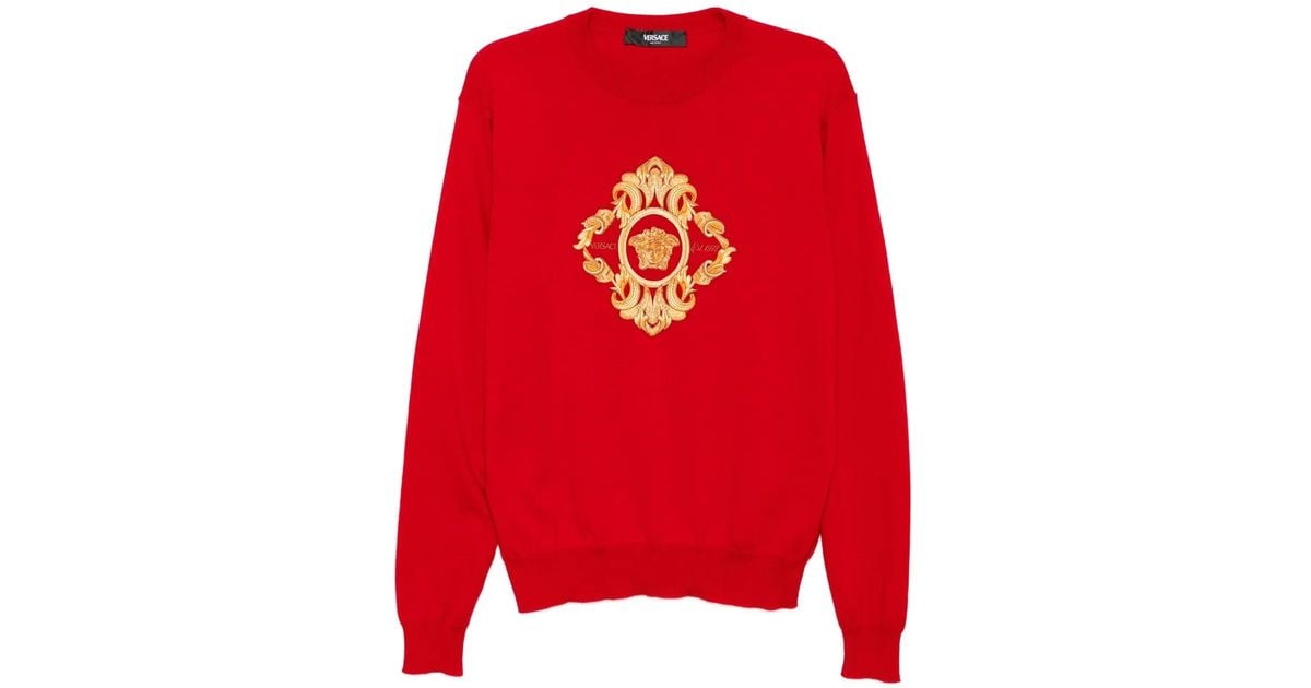 Versace Embroidered-Architectural Baroque Top for Men | Lyst UK