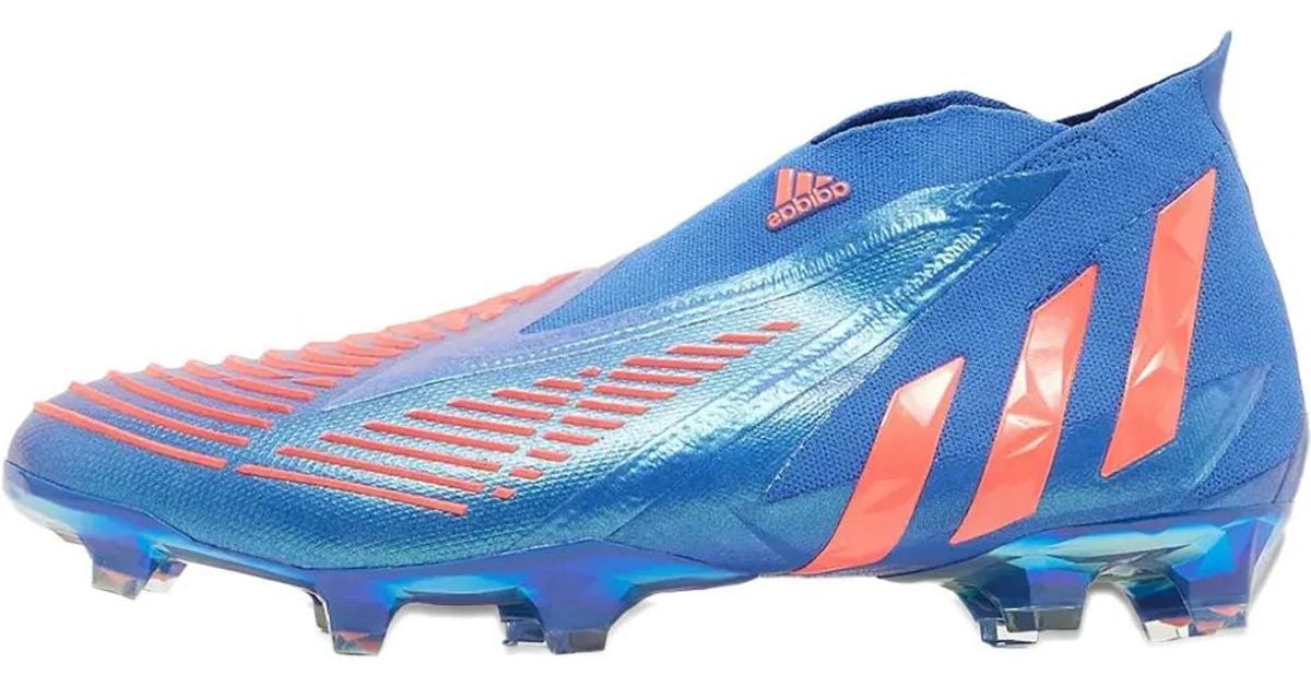adidas Predator Edge+ Fg Cleat in Blue for Men | Lyst UK