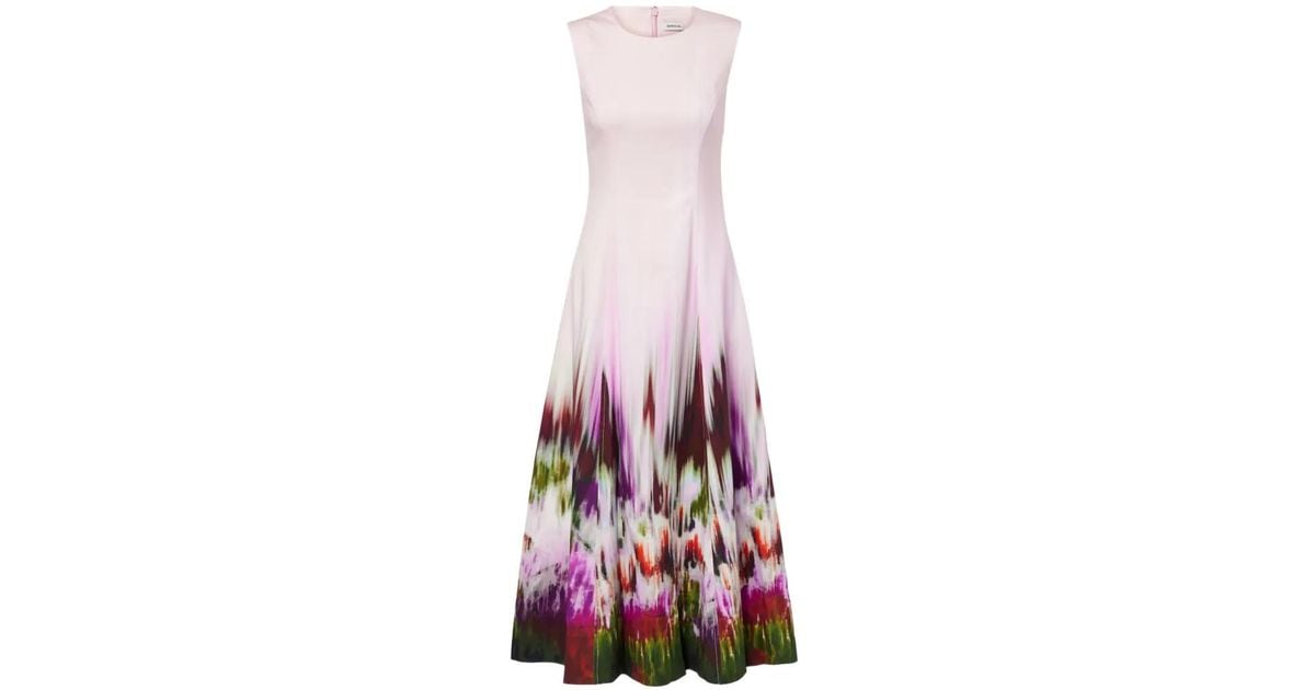 Jonathan Simkhai Magnolia Motion Blur Dress in White | Lyst UK