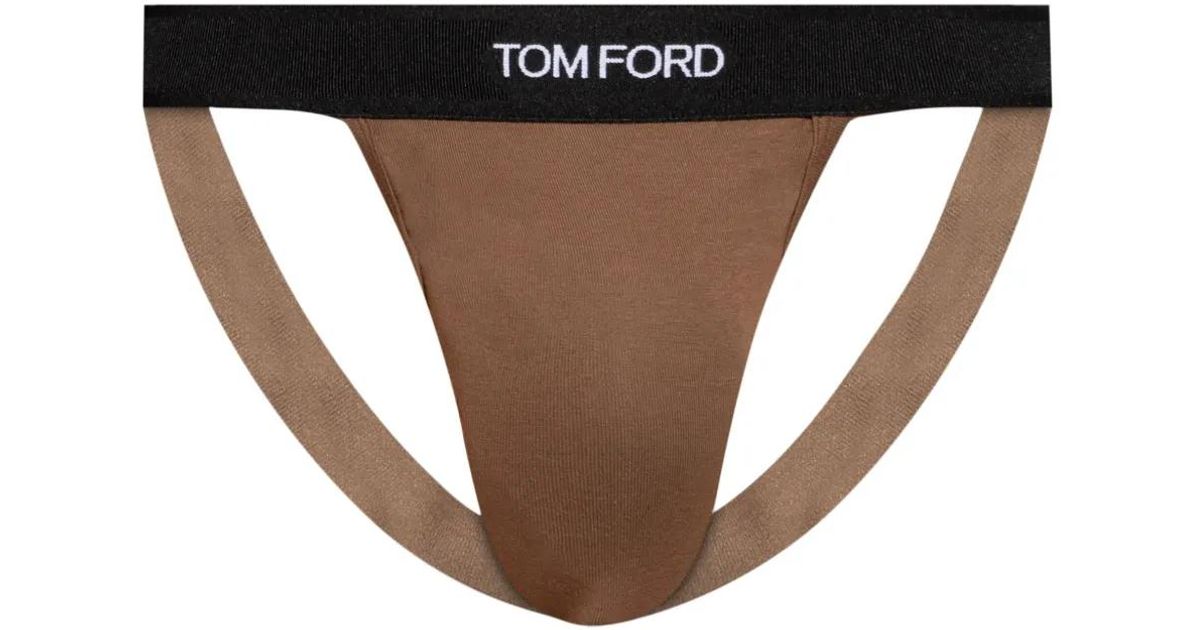 Tom Ford Logo-Embellished Jockstrap in Black for Men | Lyst UK