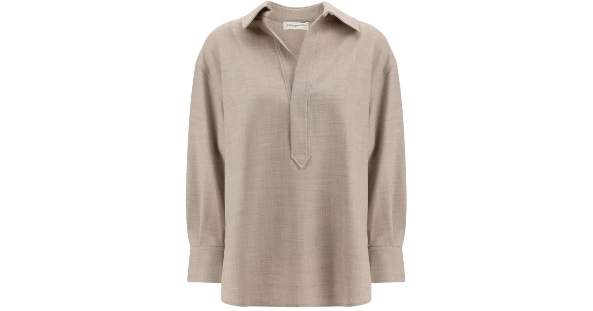 True Royal Panel Shirt in Brown | Lyst UK