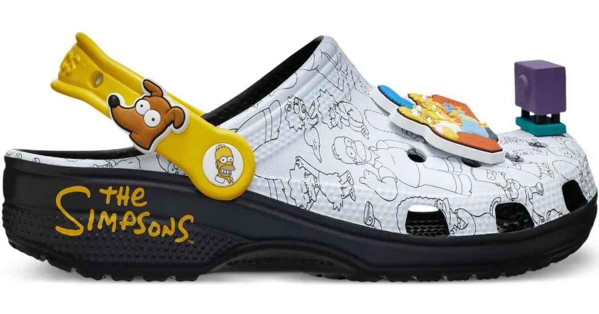 Crocs™ Classic Clog "The Simpsons Intro Sequence" Sandals in Blue for ...