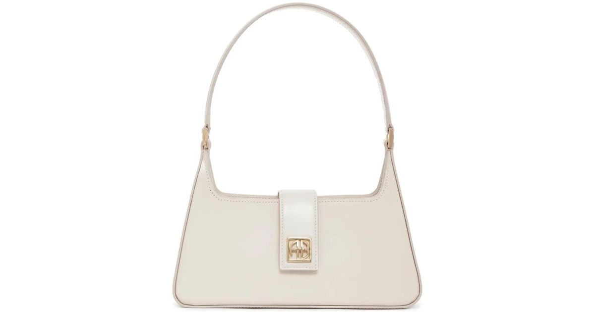 Anine Bing Lou Shoulder Bag in White | Lyst