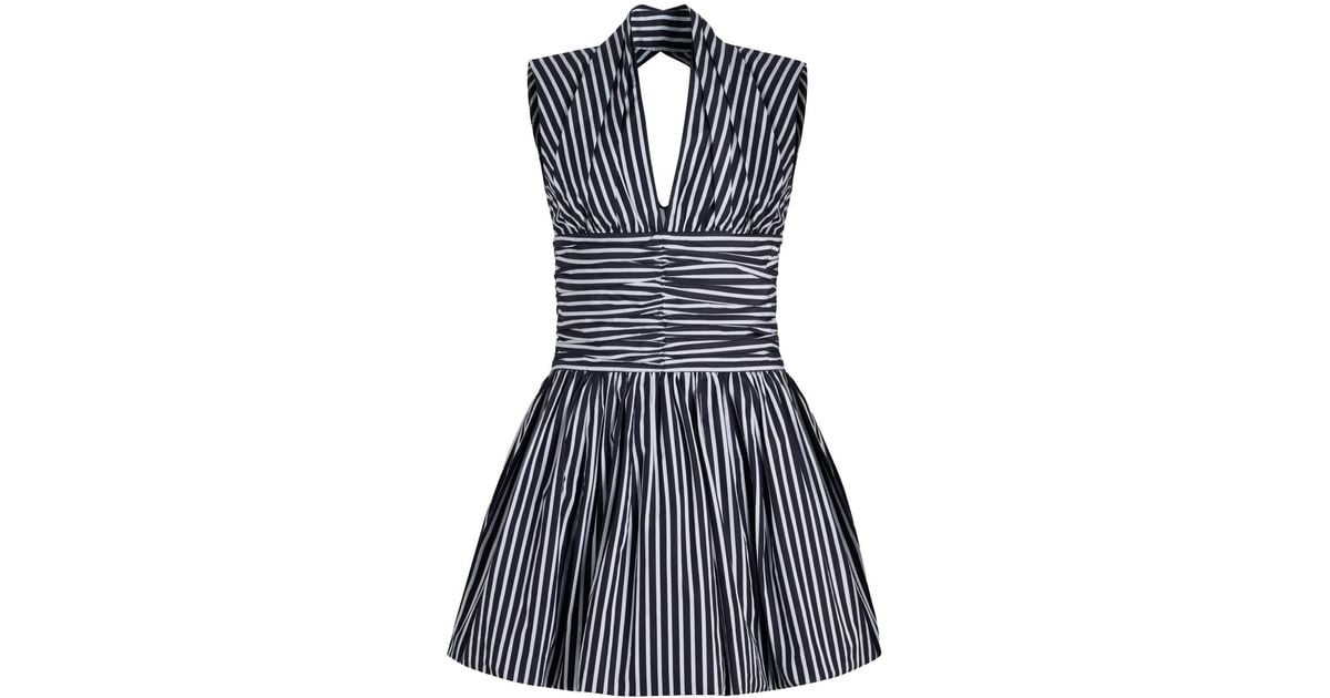 Patou Open-Back Minidress in Blue | Lyst