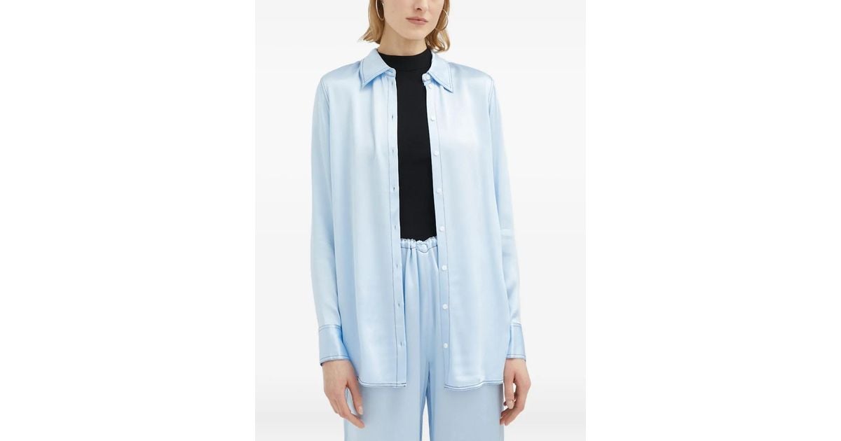 Résumé Button-Down Shirt in Blue | Lyst UK
