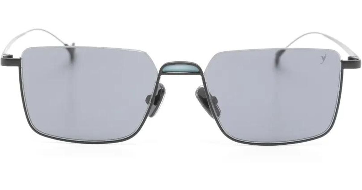Eyepetizer Nakano Rectangle-Frame Sunglasses in White | Lyst UK